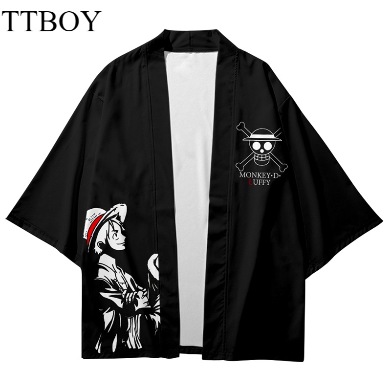 Jual COD New 2022 Fashion Japanese Cartoon Anime One Piece Luffy Men ...