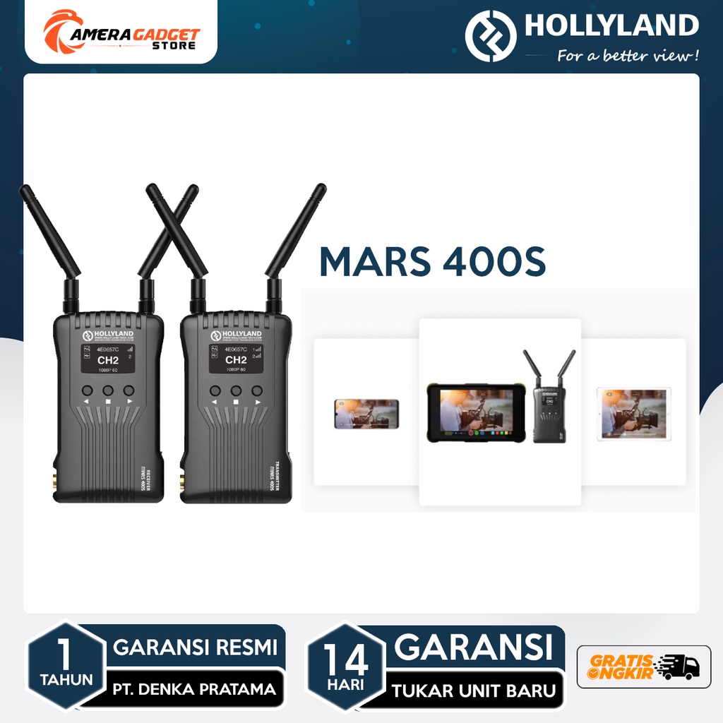 Jual Hollyland Mars 400S SDI/HDMI Wireless Video Transmission System ...