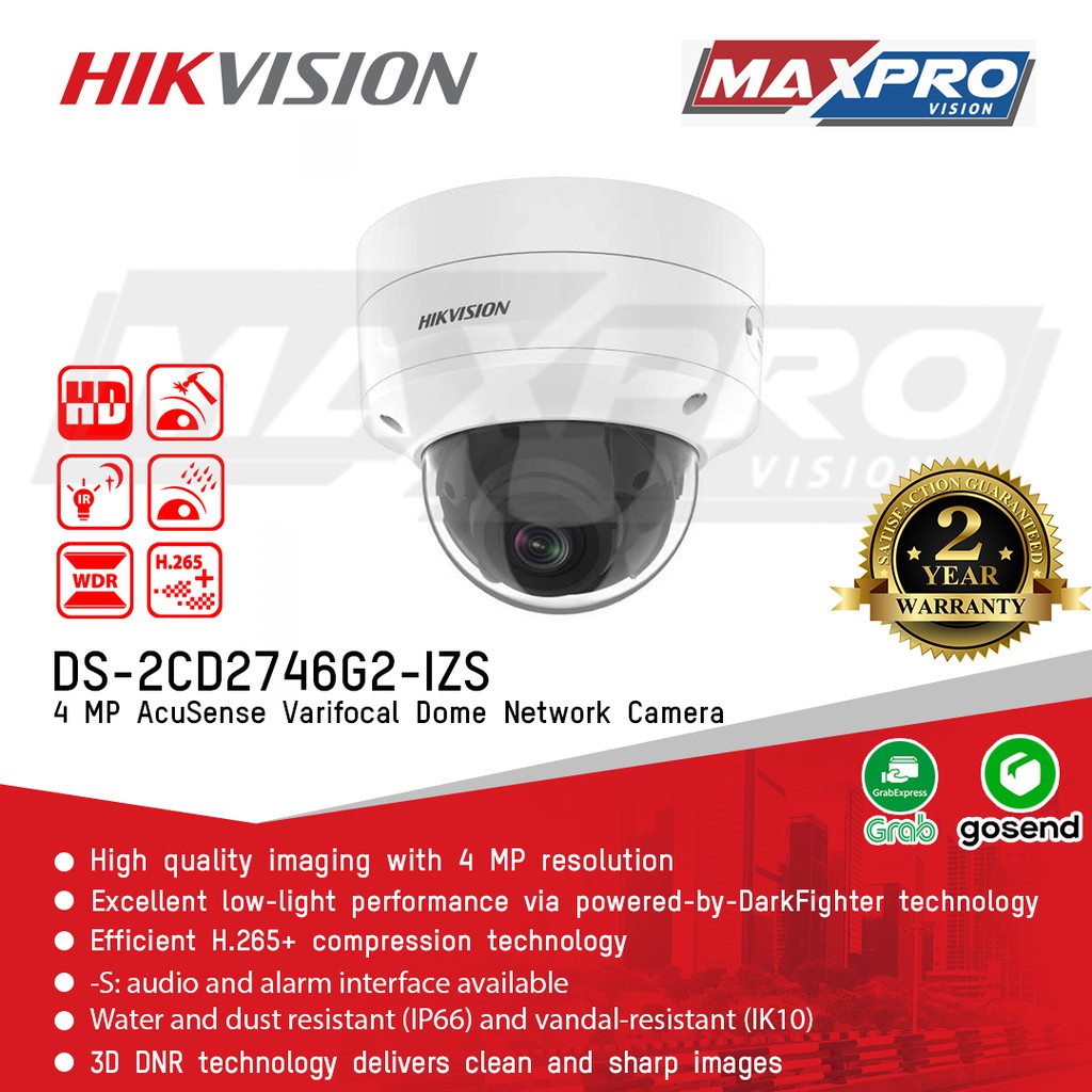 Jual DS-2CD2746G2-IZS - HIKVISION IP CAMERA | Shopee Indonesia