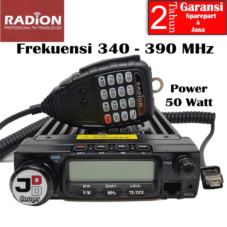 Jual RIG Radion RM-3500 Frekuensi UHF Low 350 Garansi 2 Tahun ORIGINAL ...