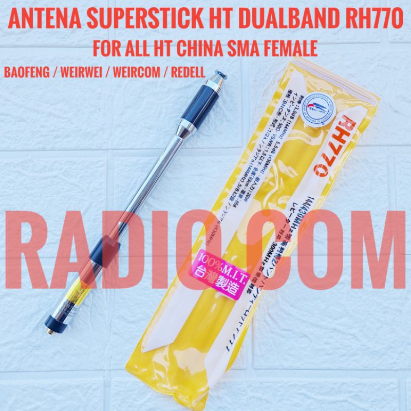 Jual ANTENA SUPERSTICK HT BAOFENG WEIRWEI WEIRCOM ALINCO W500 W10 A10 BAOFENG UV 5R UV 82 ANTENA ...