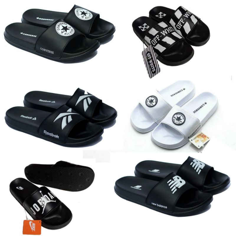 Jual SENDAL SLOP PYLON SLIP ON SLIDE UNISEX PRIA WANITA UPPER | Shopee ...
