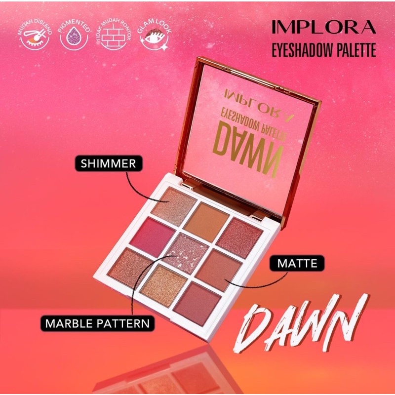 Jual DC IMPLORA Eye Shadow Palette (9x1.2gr) | Shopee Indonesia