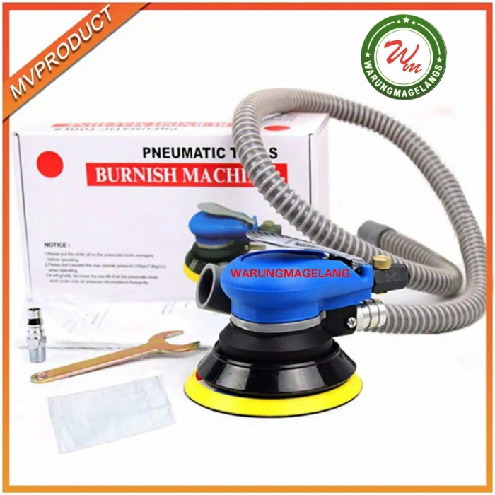 Jual Mesin Orbital Air Sander Palm 5 inch Amplas angin + selang ...
