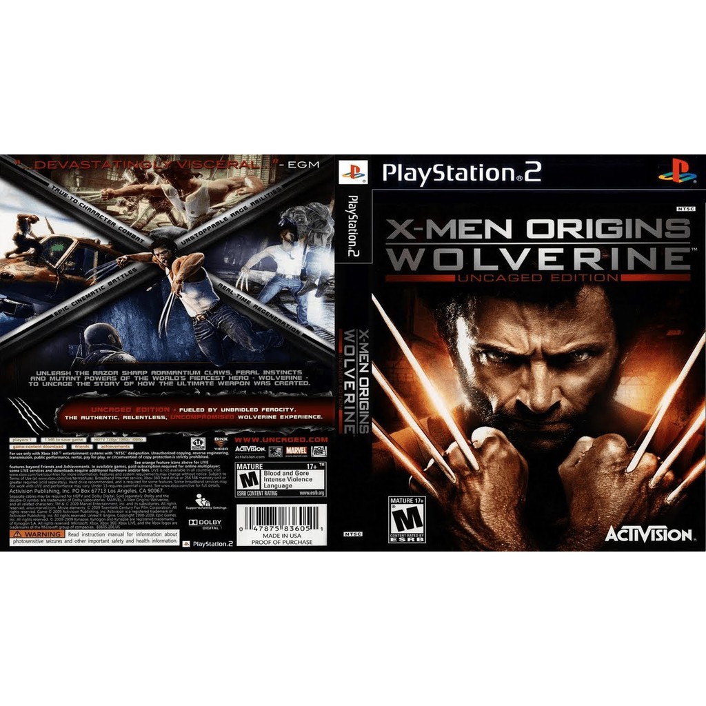 Jual Kaset Ps2 Game X-Men Wolvrine | Shopee Indonesia