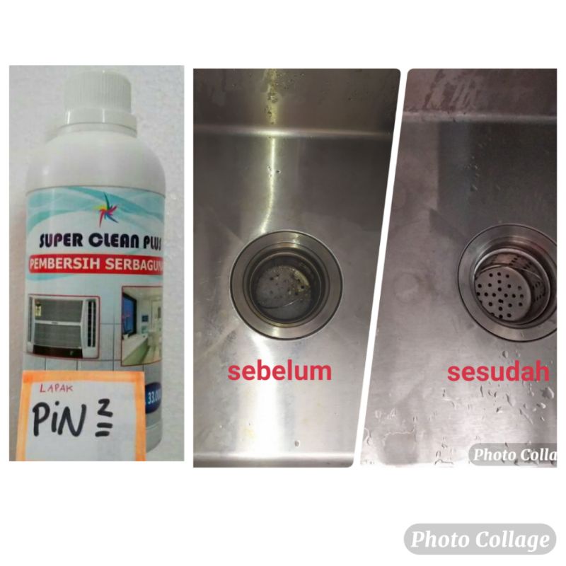 Jual SUPER CLEAN PLUS PEMBERSIH bak cuci piring karat stainless stell ...