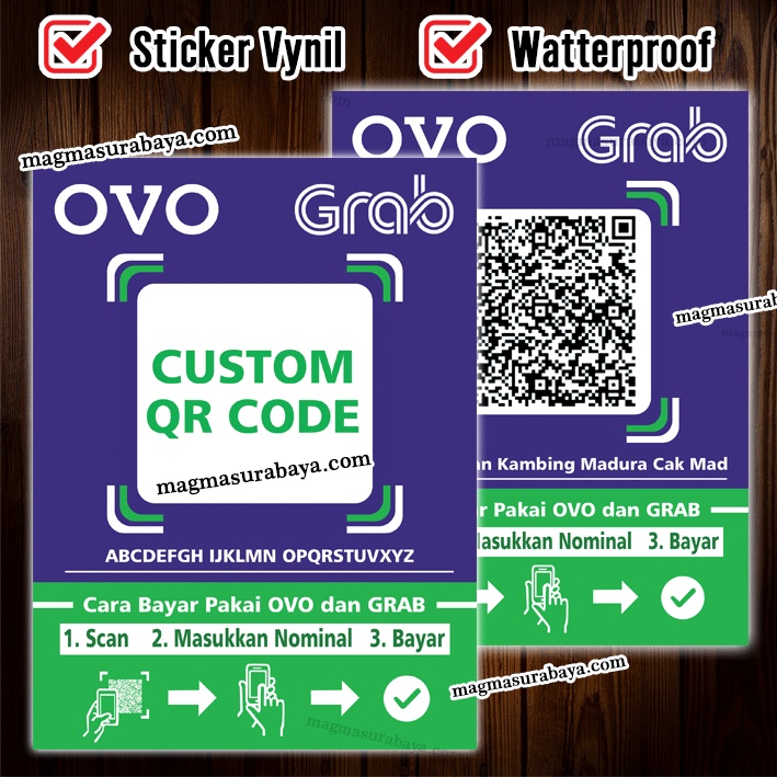 Jual Cetak stiker OVO (QR CODE ) | Shopee Indonesia