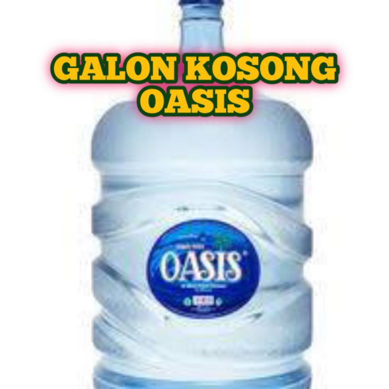 Jual Galon Kosong OASIS 19 Liter Galon Air Minum Merk OASIS Hanya Galonnya Saja | Shopee Indonesia
