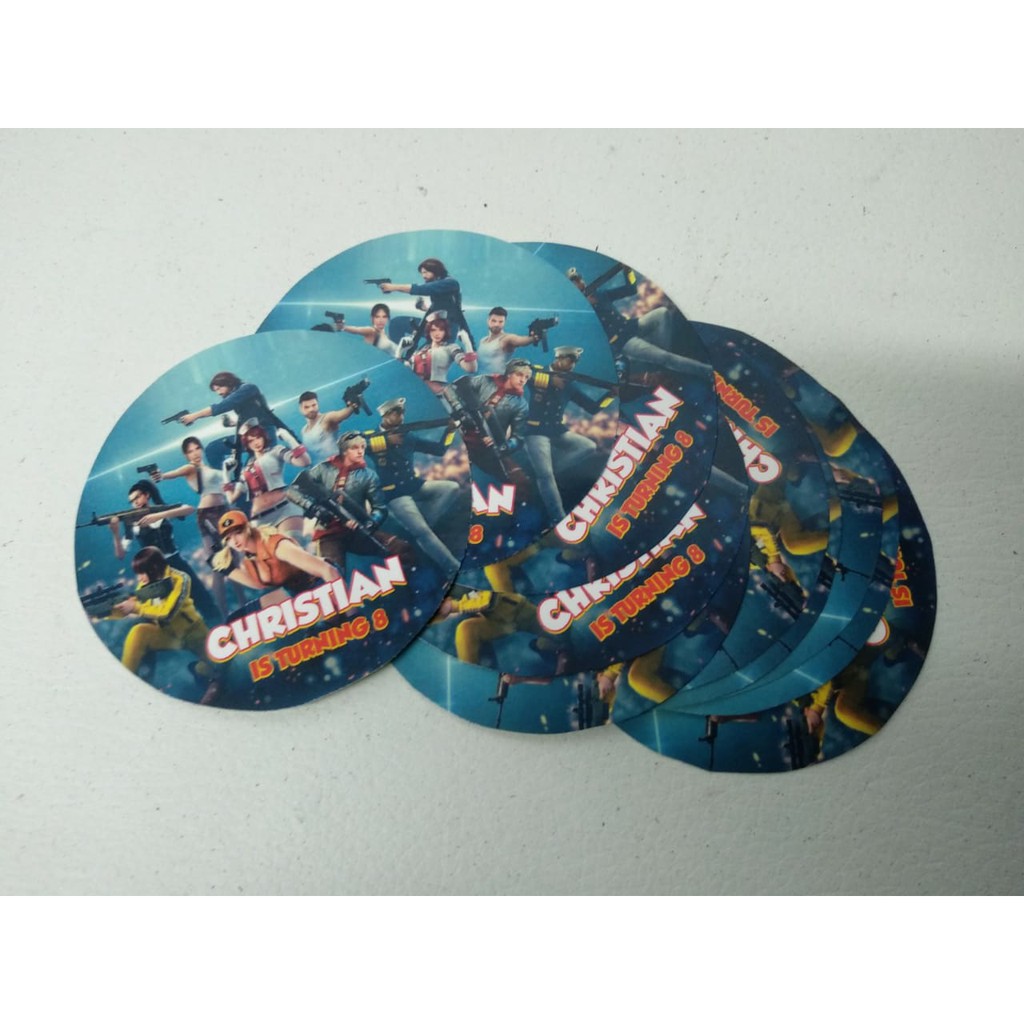 Jual Label Pudding Karakter Freefire / Stiker Pudding Karakter Freefire ...