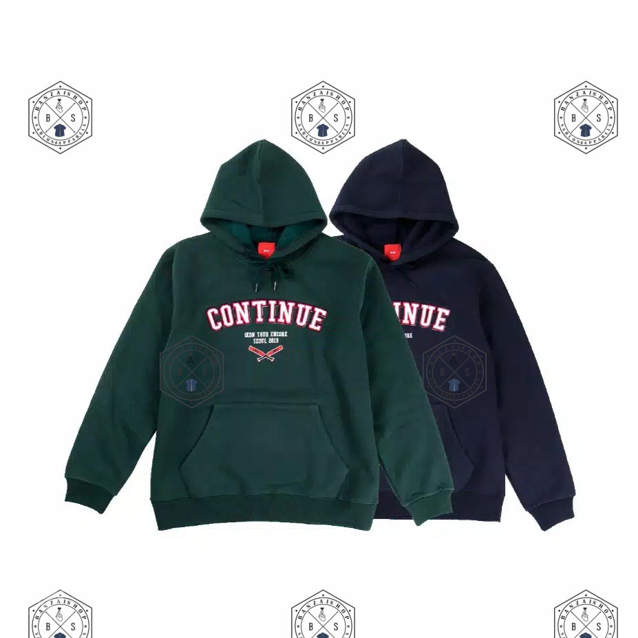 Jual Hoodie Jumper IKON Continue Concert 2019 (Bordir) | Shopee Indonesia
