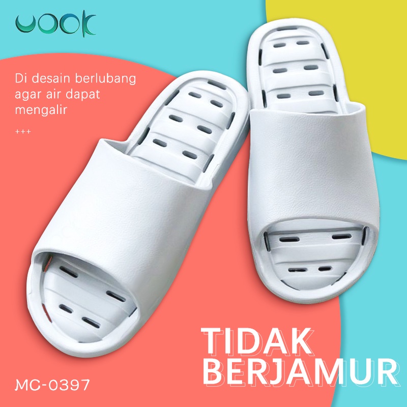 Jual [ FREE GIFT ] Sandal Rumah Pria Wanita Sandal Karet Toilet Slipper ...