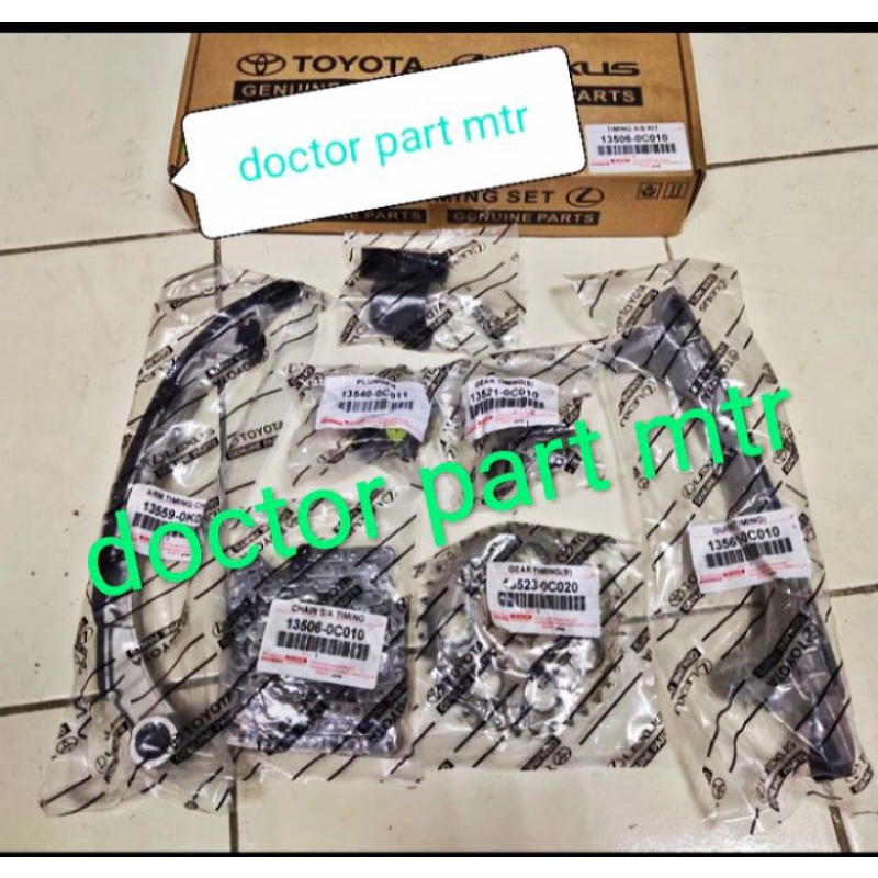 Jual timing chain set/rantai set toyota innova bensin hilux fortuner ...