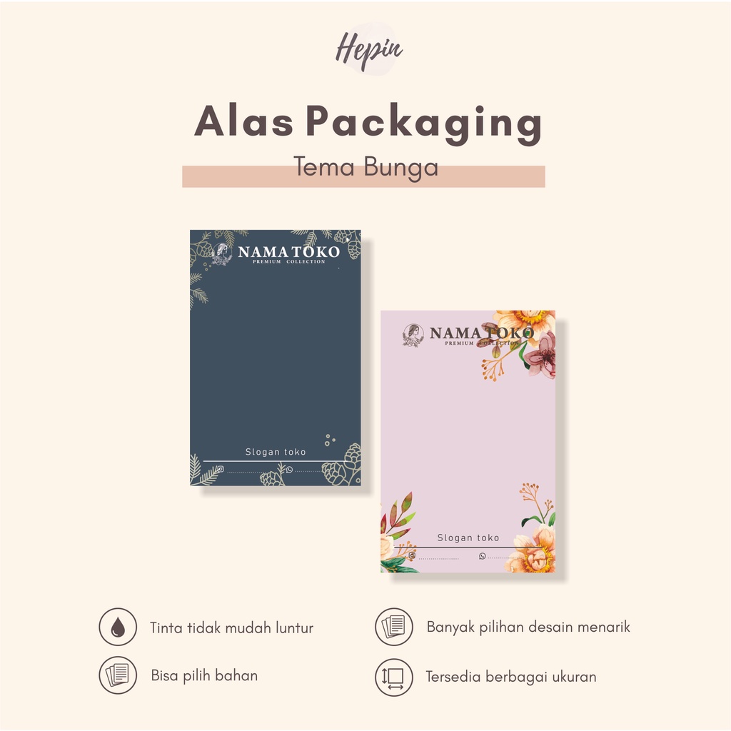 Jual cetak kertas display/murah/bisa custom/alas packing BUNGA/murah ...