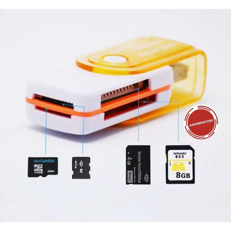 Jual CARD READER MULTI 4in1 | Shopee Indonesia