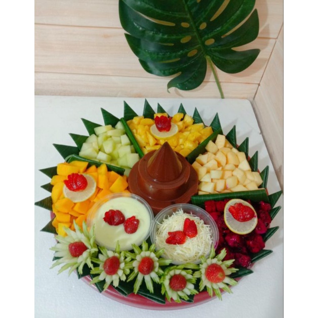 Jual Tumpeng puding / Tumpeng buah / aromarasamart02 | Shopee Indonesia