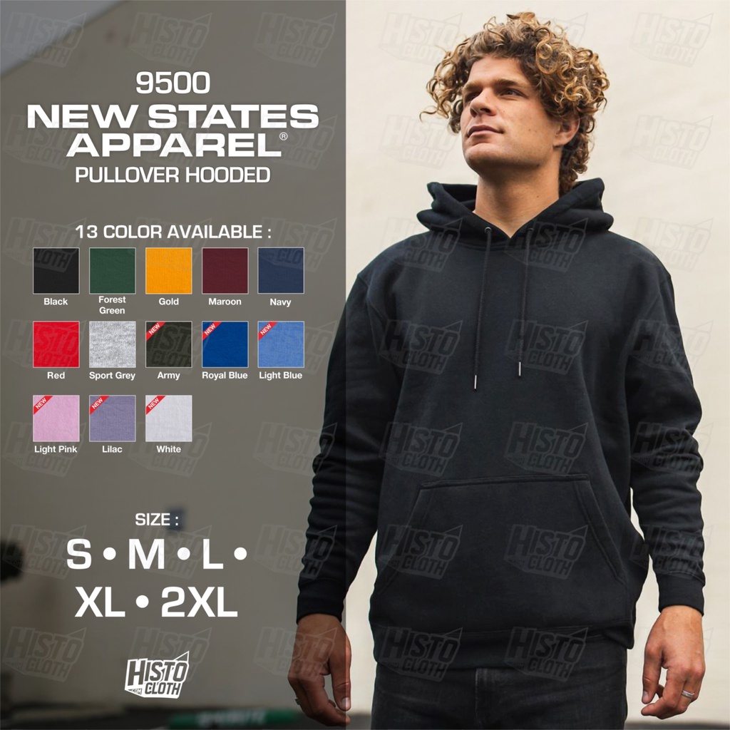Jual NSA Hoodie Jaket New States Apparel Hooded Pullover Sweatshirt ...