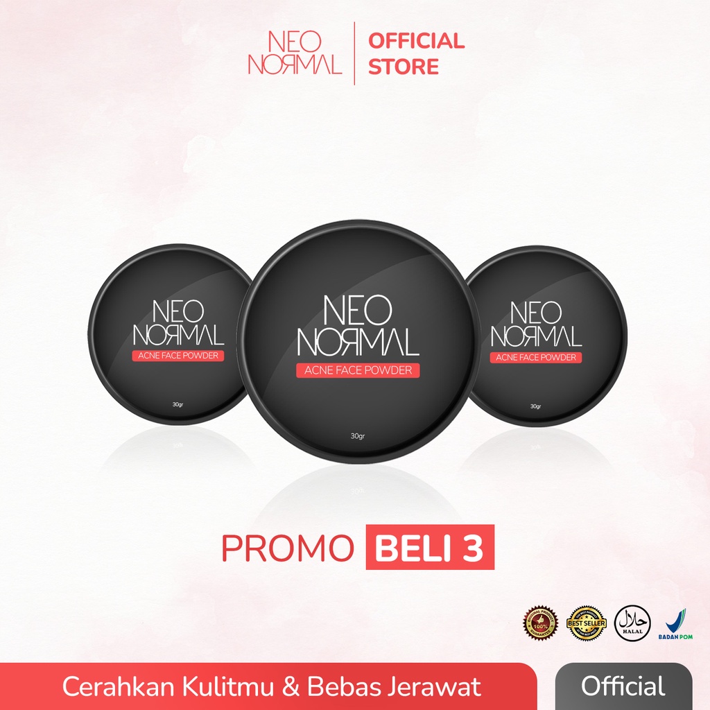 Jual NEO NORMAL Acne Face Powder Beli 3 (Penghilang Jerawat / Anti Acne ...