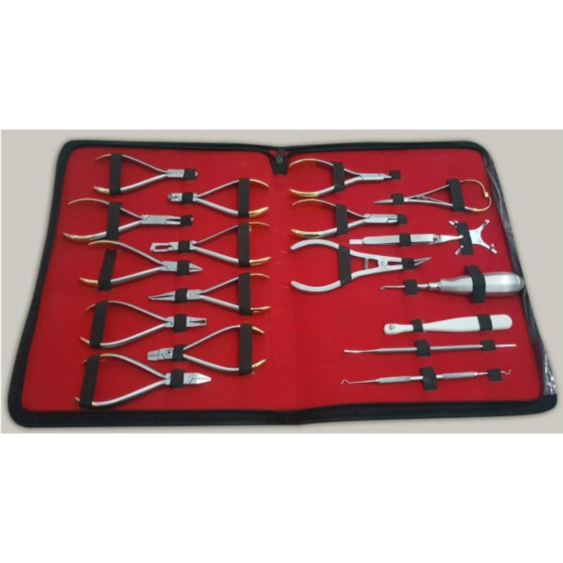 Jual ORIGINAL DENTAL INSTRUMENT ORTHODONTIC SET 19 Pcs / Paket Tang ...