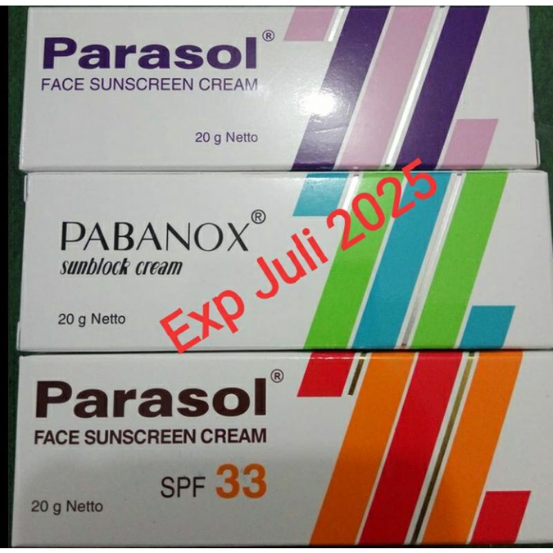 Jual (ORIGINAL) Pabanox Sunblock Cream flek I Parasol Face Sunscreen ...