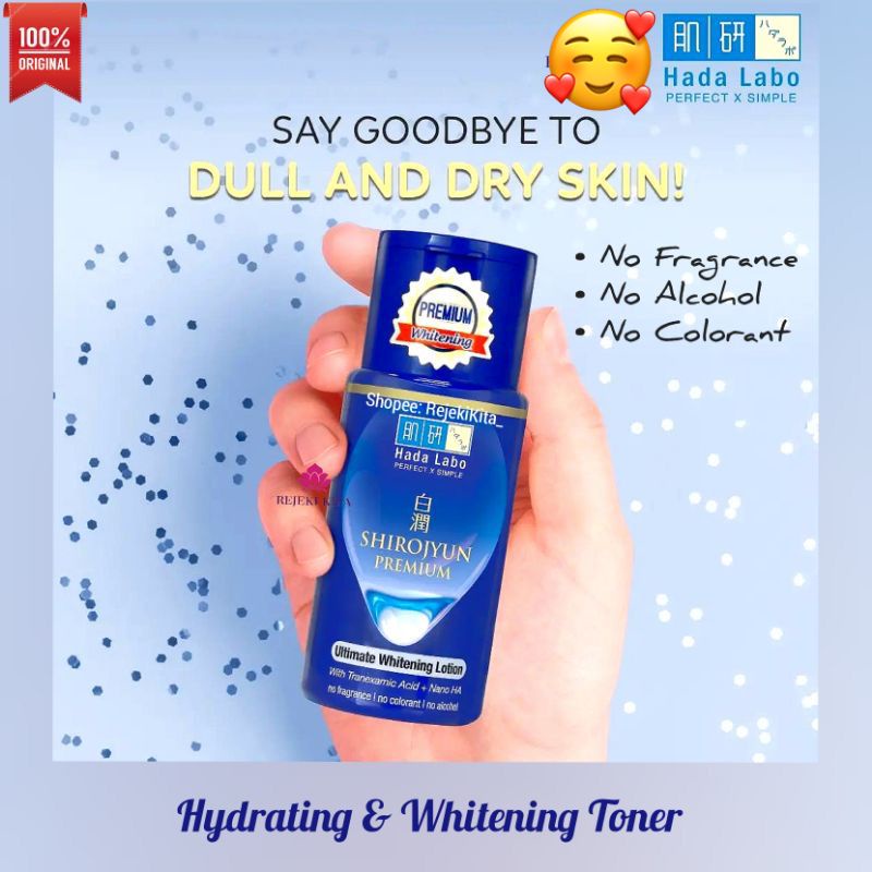 Jual Hada Labo SHIROJYUN Premium Ultimate WHITENING Lotion 100 ml ...