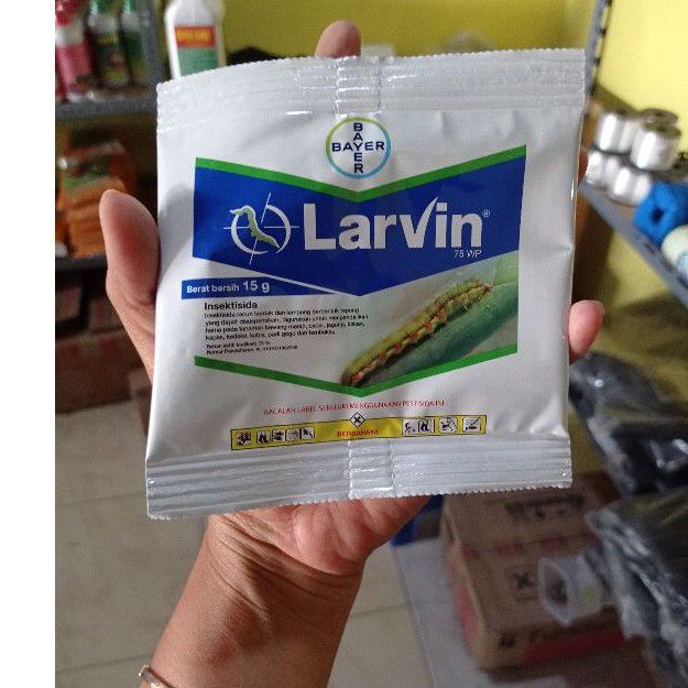 Jual LARVIN INSEKTISIDA 15G // LARVIN PENGENDALI ULAT | Shopee Indonesia