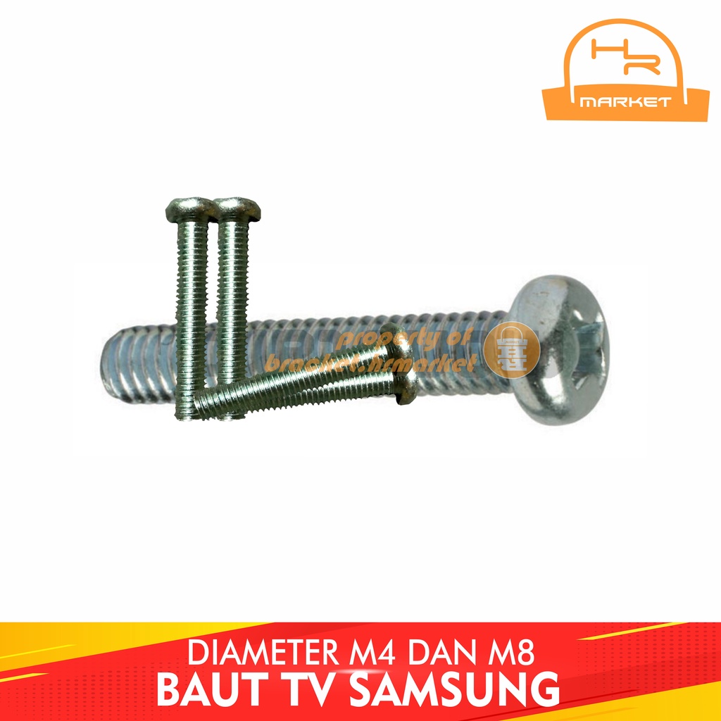 Jual Baut Samsung Bracket Tv 55 Inch Sampai 14 In Untuk di TV Ukuran ...
