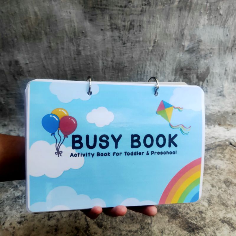 Jual Busy Book Binder Activity Learning Mainan Edukasi Montessori ...