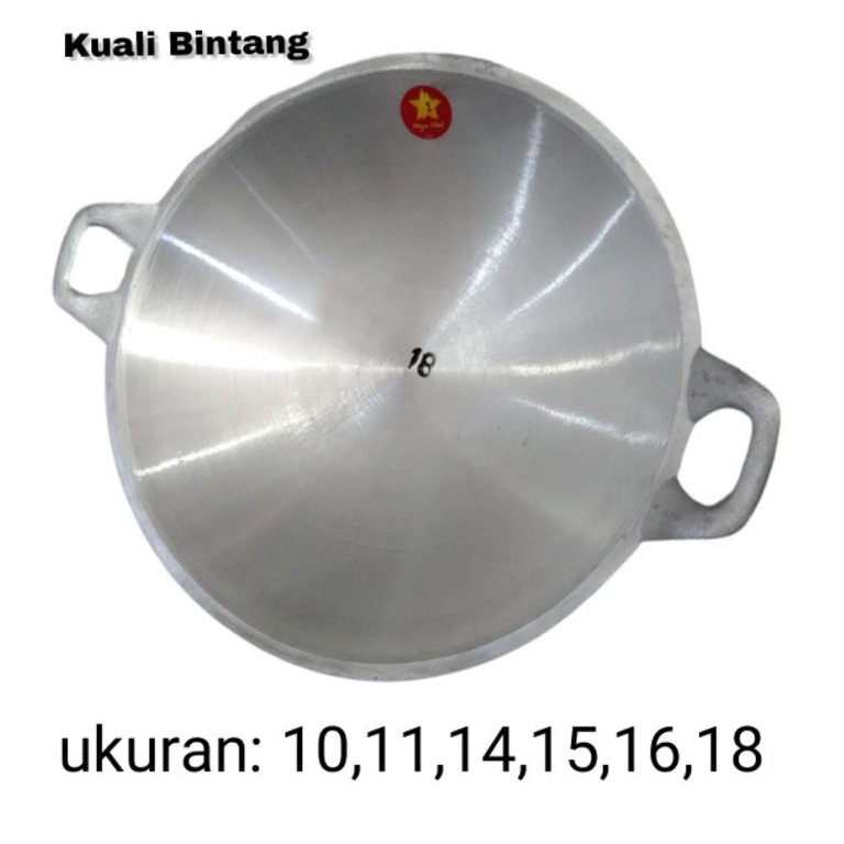 Jual Wajan/Kuali Masak Bulat dengan Gagang Bahan Alumunium Ukuran Kecil ...