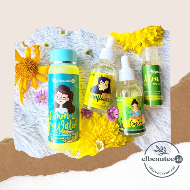 Jual [Free Gift] PAKET Xtra GLOW! (face wash + beauty water + face oil ...