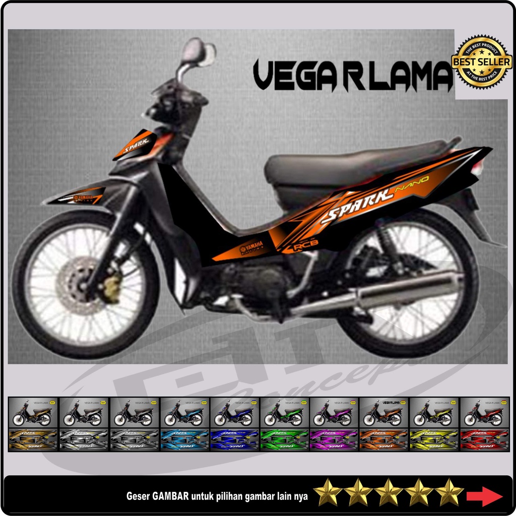 Jual Striping Stiker VEGA R lama old 2004 2005 Variasi Motor Sticker ...