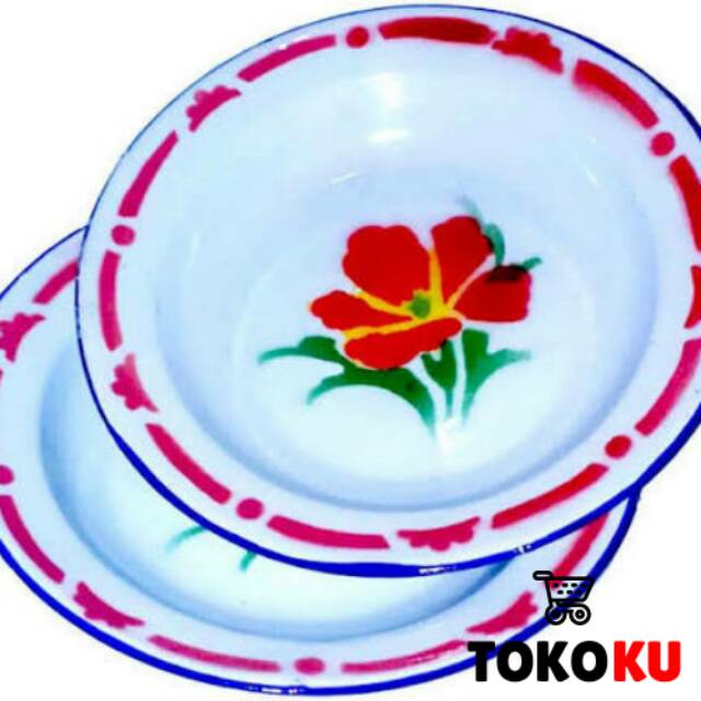 Jual PIRING ENAMEL 20 CM PIRING SENG/PIRING JADUL/PIRING KALENG ...