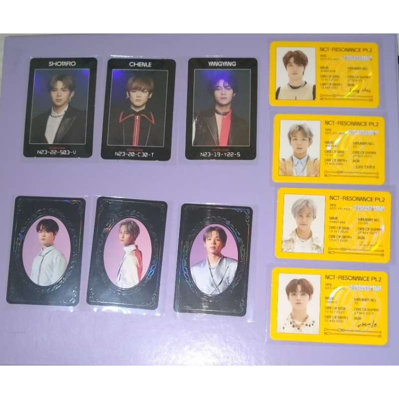 Jual Yearbook Id card Acces card NCT Resonance Departure Arrival Future ...