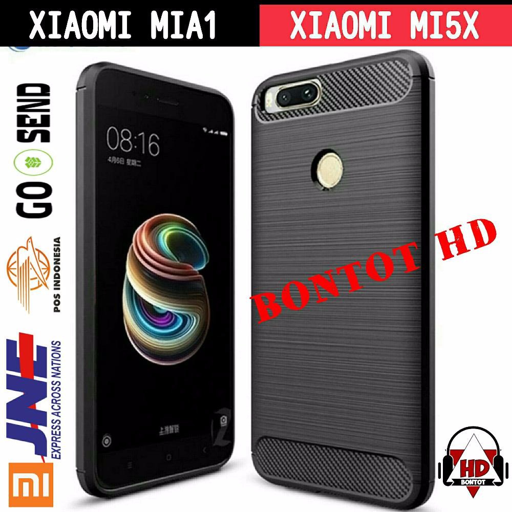 Jual XIAOMI MIA1 MI A1 CASE IPAKY CARBON FIBER SLIM CASE ARMOR SOFTCASE ...