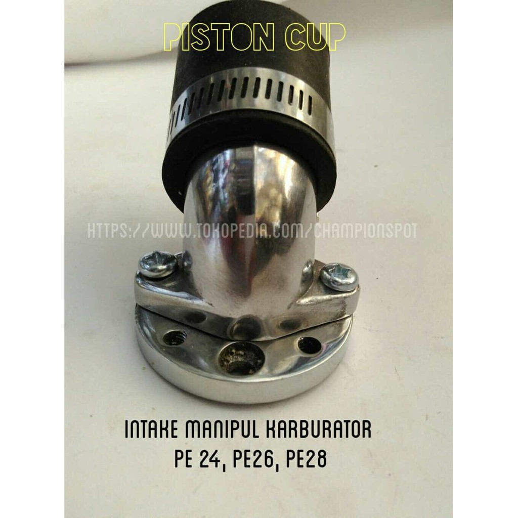 Jual Manipul Intake Miring Karburator Motor / Intake Karbu Pe 24 Pe26 ...