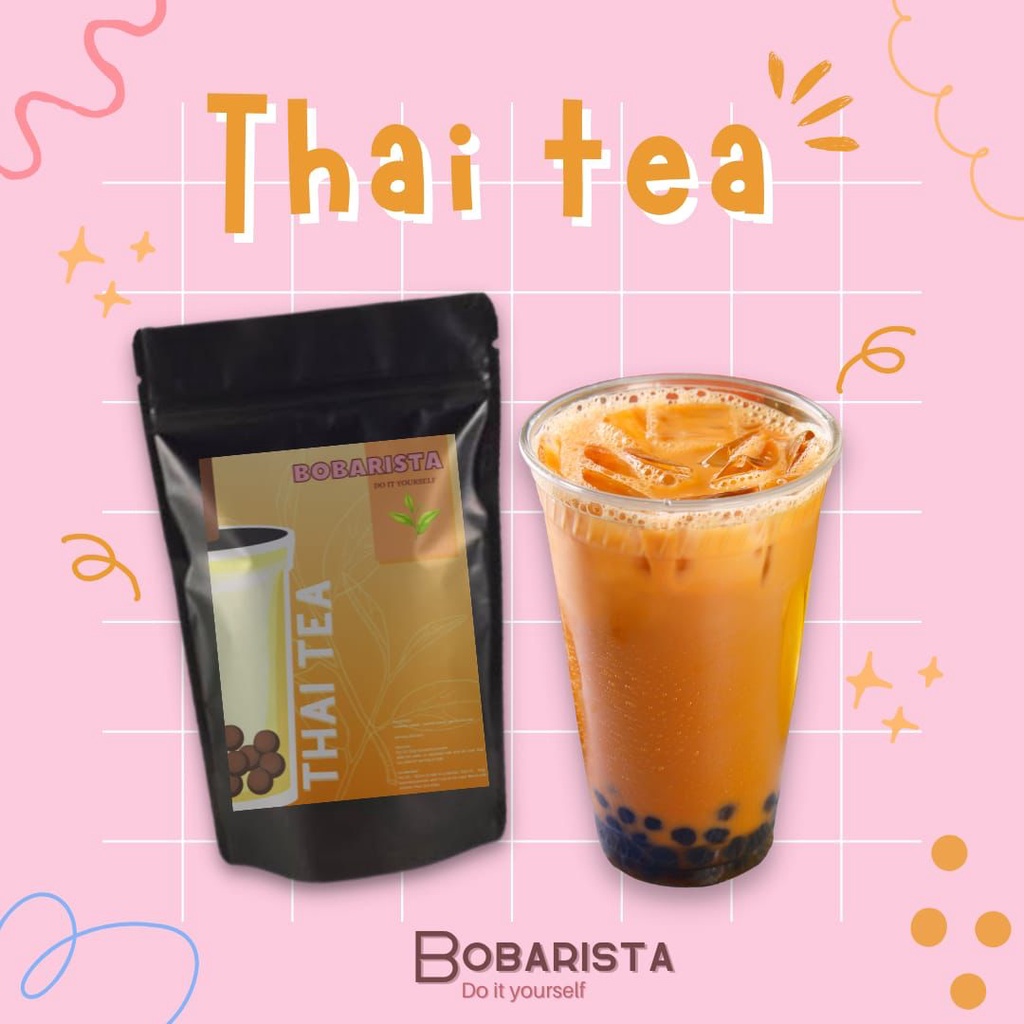Jual Bobarista DIY - Thai Tea Premium Powder Drink DIY Bobatea Kit ...