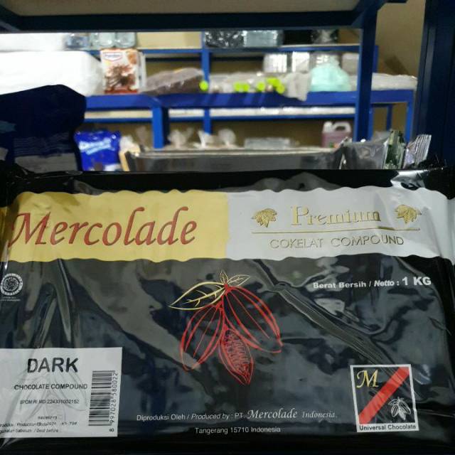 Jual Mercolade Dark Compound Chocolate 1Kg (Expired September 2021 ...