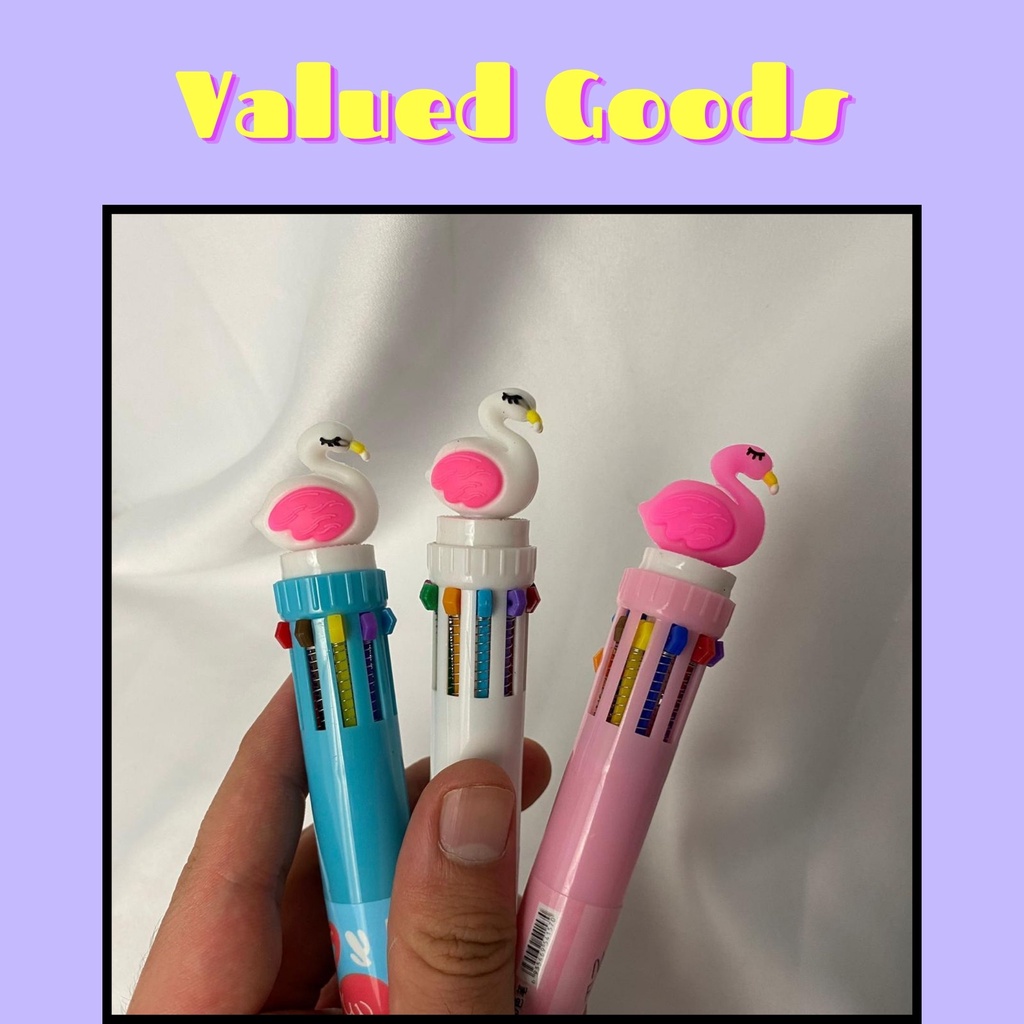 Jual Pulpen 10 Warna Flamingo - PINK PUTIH BIRU - pena lucu pen gel ...