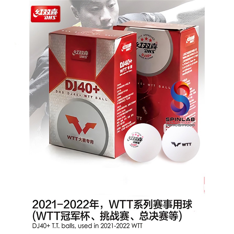 Jual Bola Pingpong Tenis Meja DHS DJ40+ WTT | Shopee Indonesia