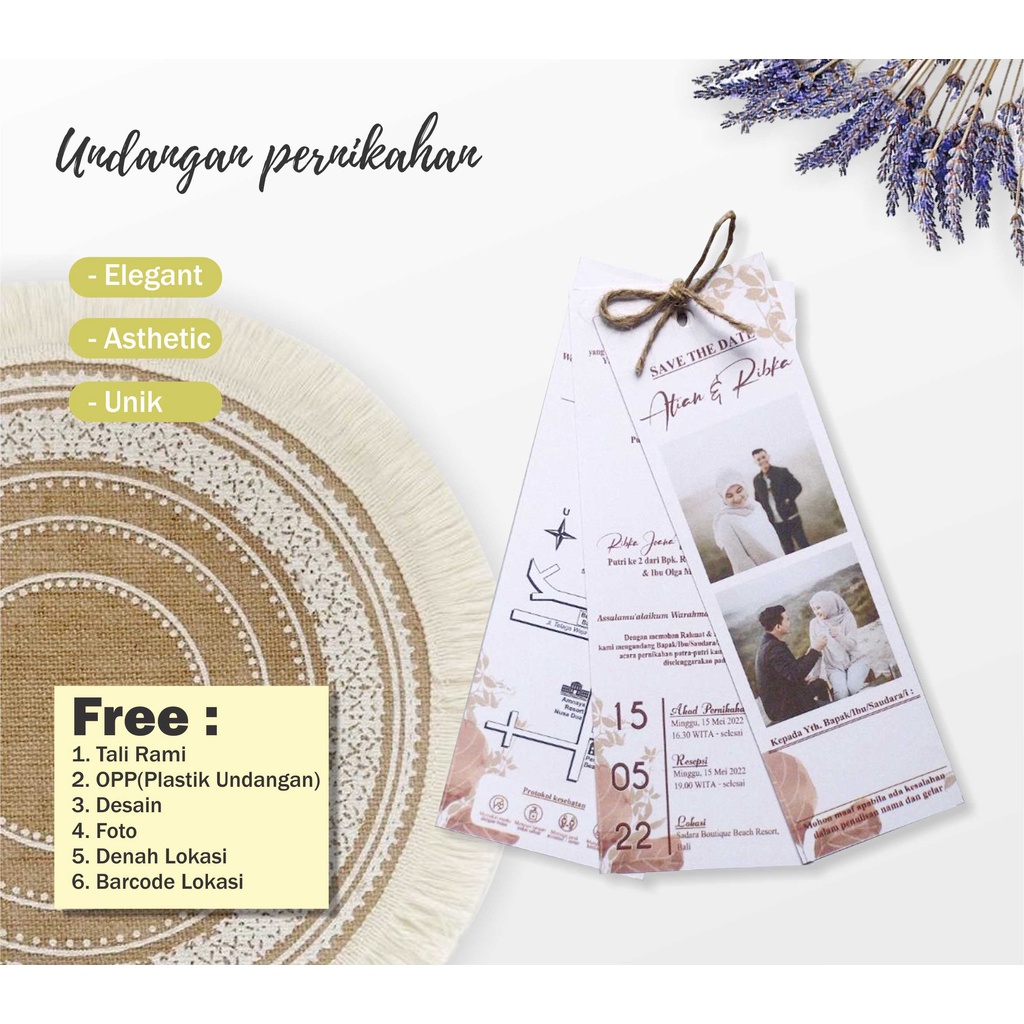 Jual Undangan 3 Ply G_elegant | Shopee Indonesia