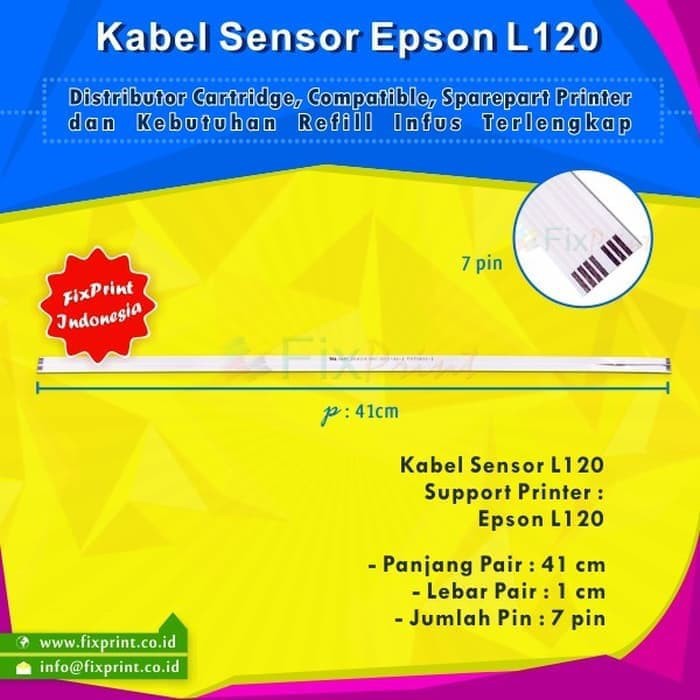 Jual Kabel Sensor Head Epson L120 Flexible Cable Printhead Printer L130 ...
