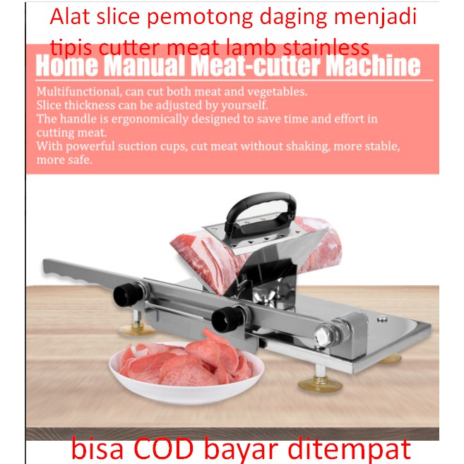 Jual Alat slice pemotong daging menjadi tipis cutter meat lamb ...