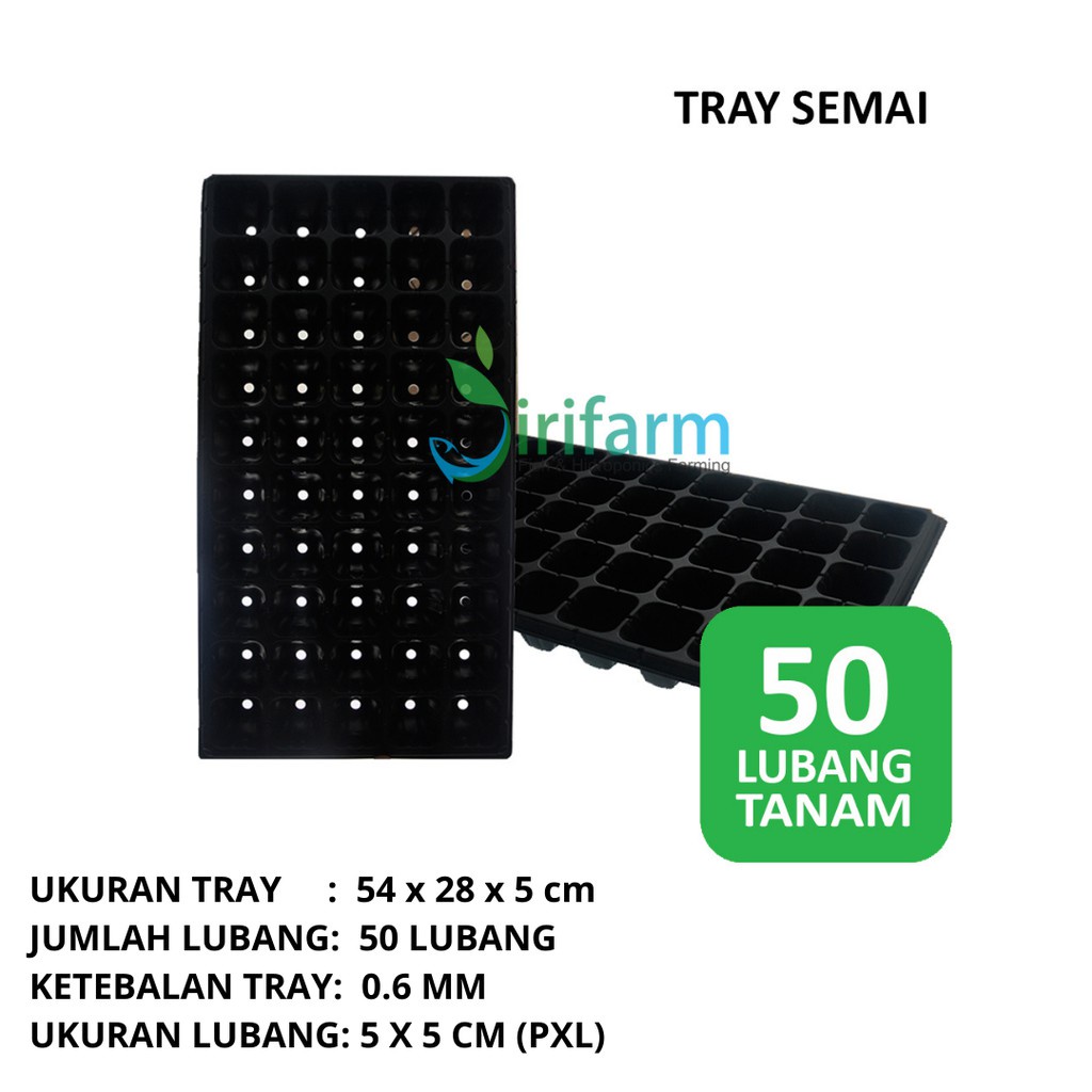 Jual Paket 100 pcs Tray Semai / Seeding Tray Hidroponik (All Varian ...