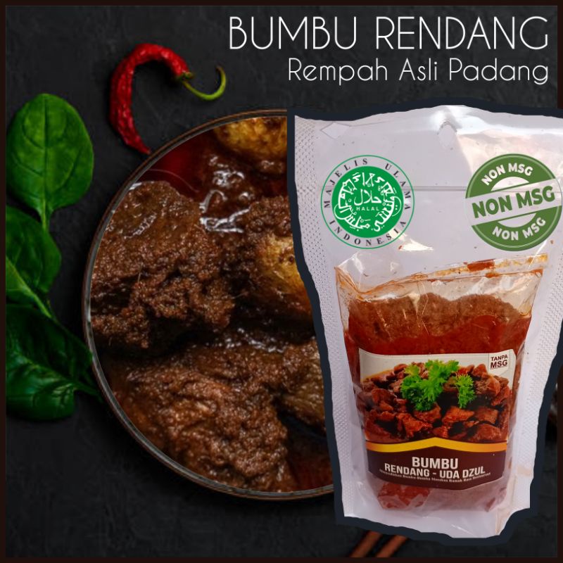 Jual BUMBU RENDANG Asli Padang Untuk 1 KG Daging | Shopee Indonesia