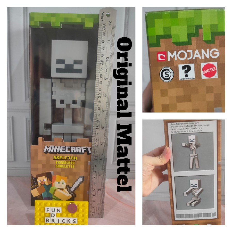 Jual Mattel Minecraft Skeleton 25 Inch Original | Shopee Indonesia