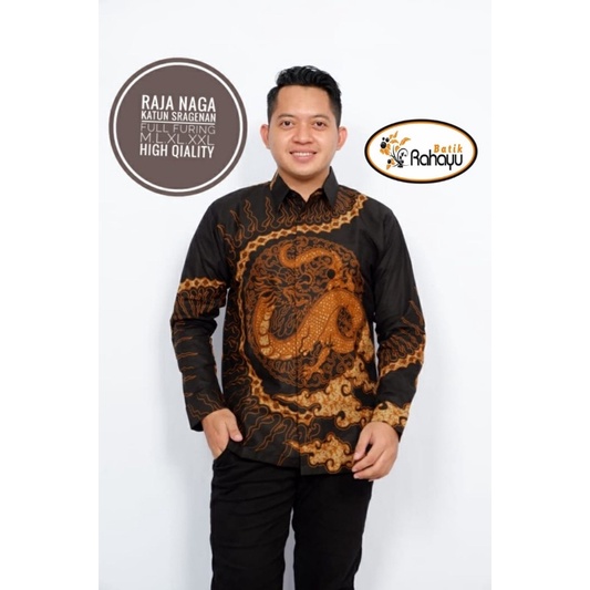 Jual Batik Pria RAJA NAGA Full Furing Katun Halus Size M-XXL High ...