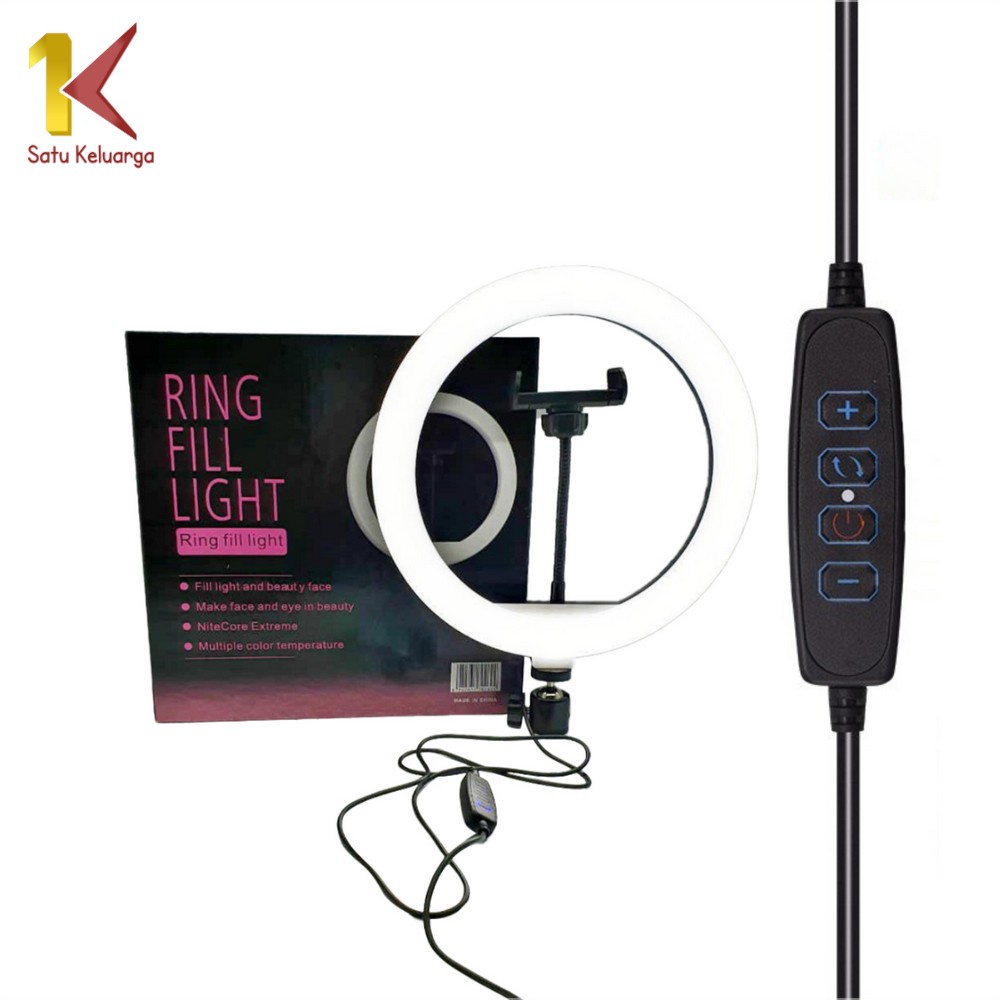 Jual Satu Keluarga Lampu Ring Light C369 3 Warna 6Inch / Ringlight ...