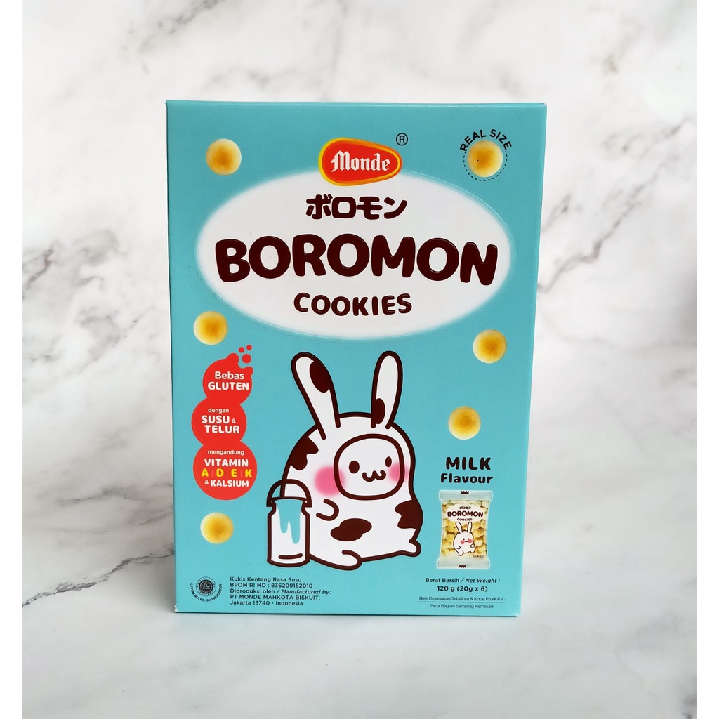 Jual ED Agustus 2026 Monde Boromon Coekies Milk Flavour 100g ( 5x20g ...