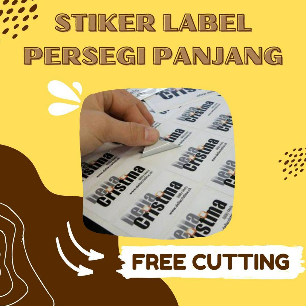 Jual CETAK CUSTOM STIKER CHORMO LABEL / LOGO (Persegi Panjang) MURAH ...