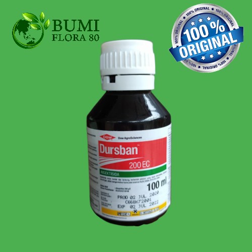 Jual DURSBAN 200EC 100ML Insektisida Serangga/ Obat Pembasmi Hama ...