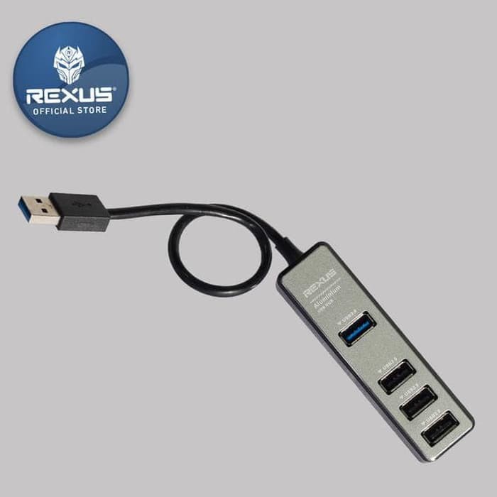 Jual Rexus USB HUB V.3.0 1 Port V.2.0 3 Port H329 4 Port - RXH-329 | Shopee Indonesia
